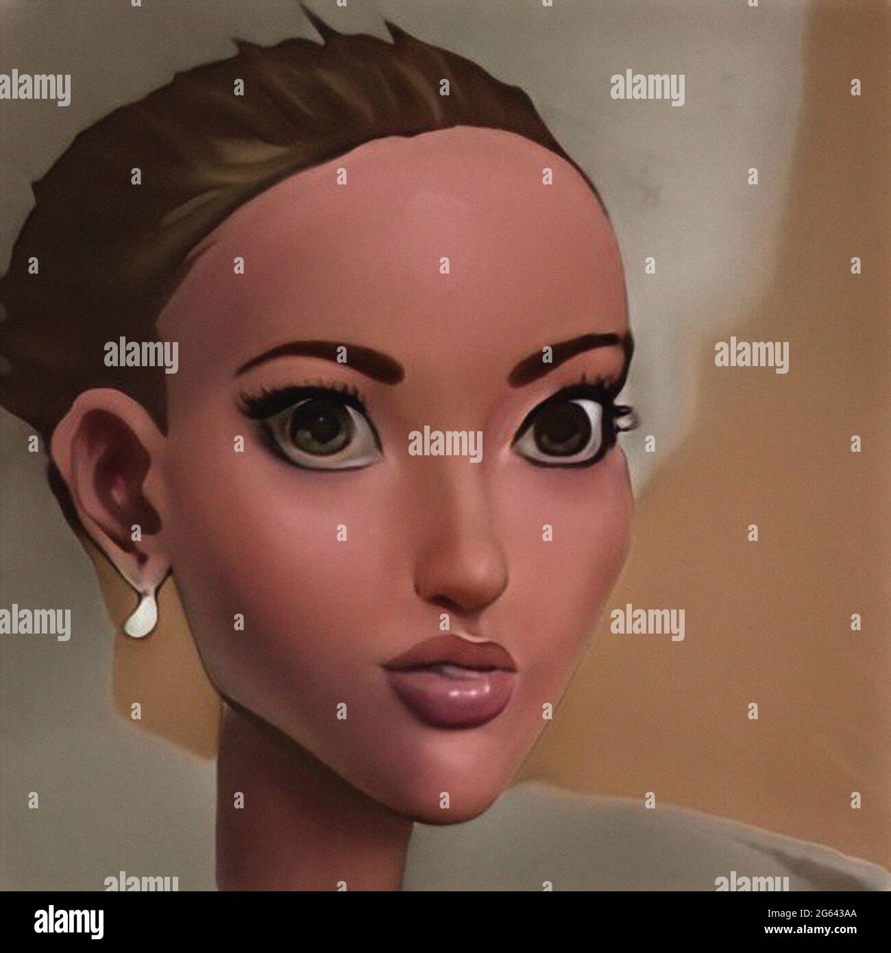 A Role playing character portrait Stock Photo - Alamy