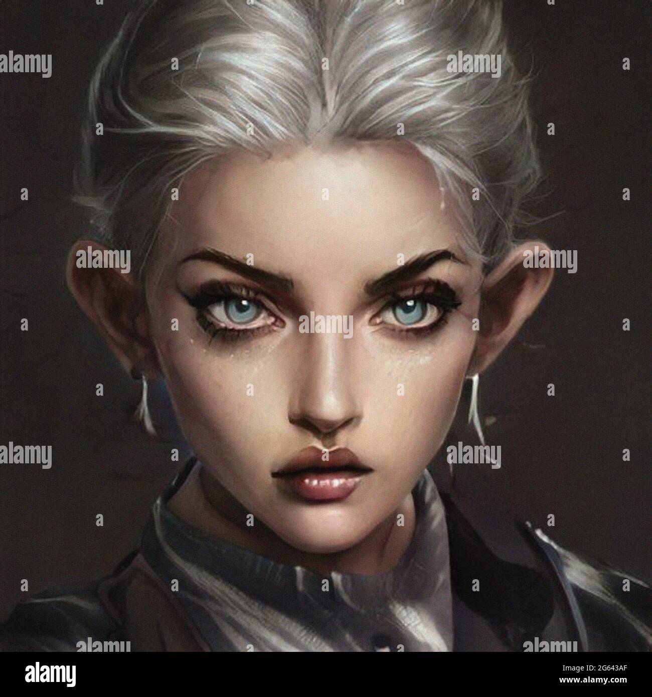 A Role playing character portrait Stock Photo - Alamy