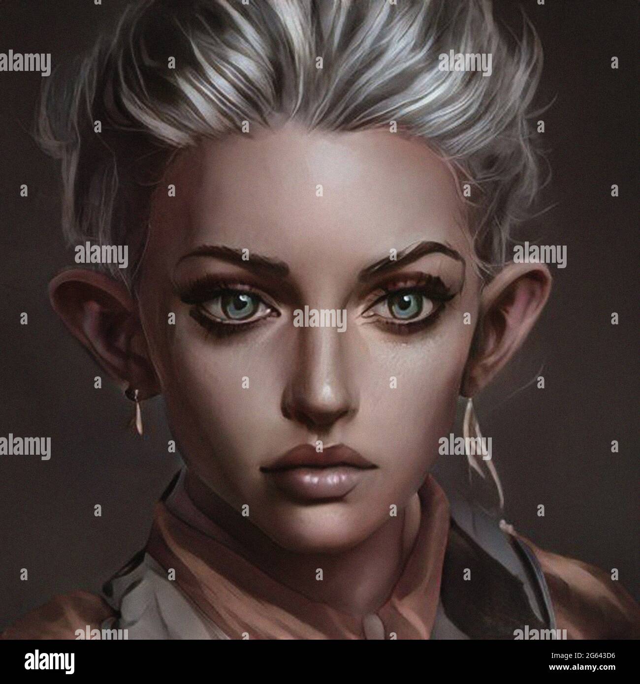 A Role playing character portrait Stock Photo - Alamy