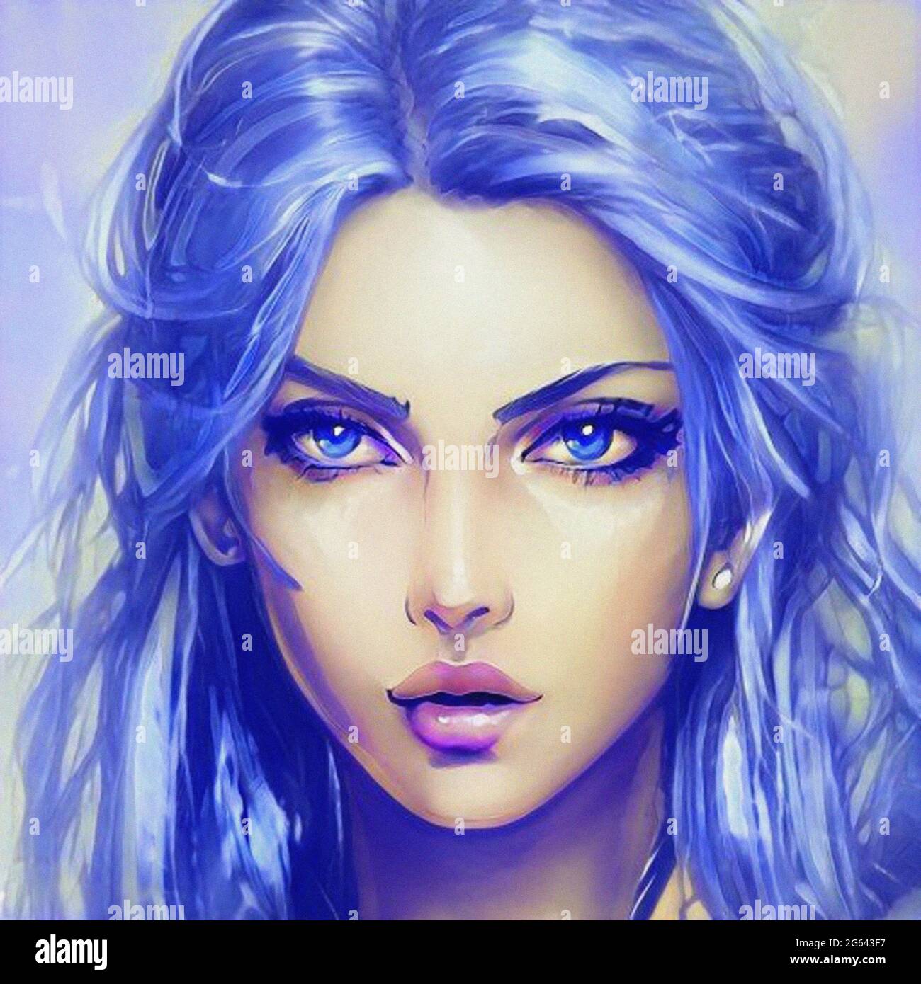 A Role playing character portrait Stock Photo - Alamy
