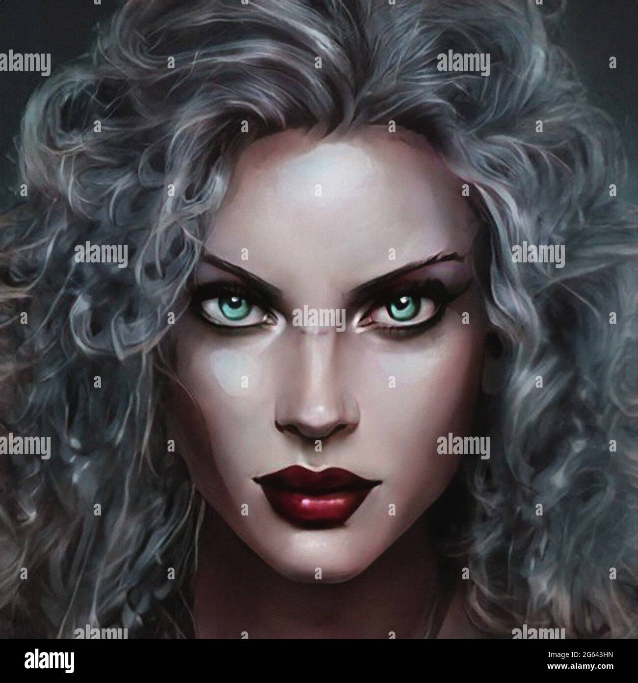 A Role playing character portrait Stock Photo - Alamy