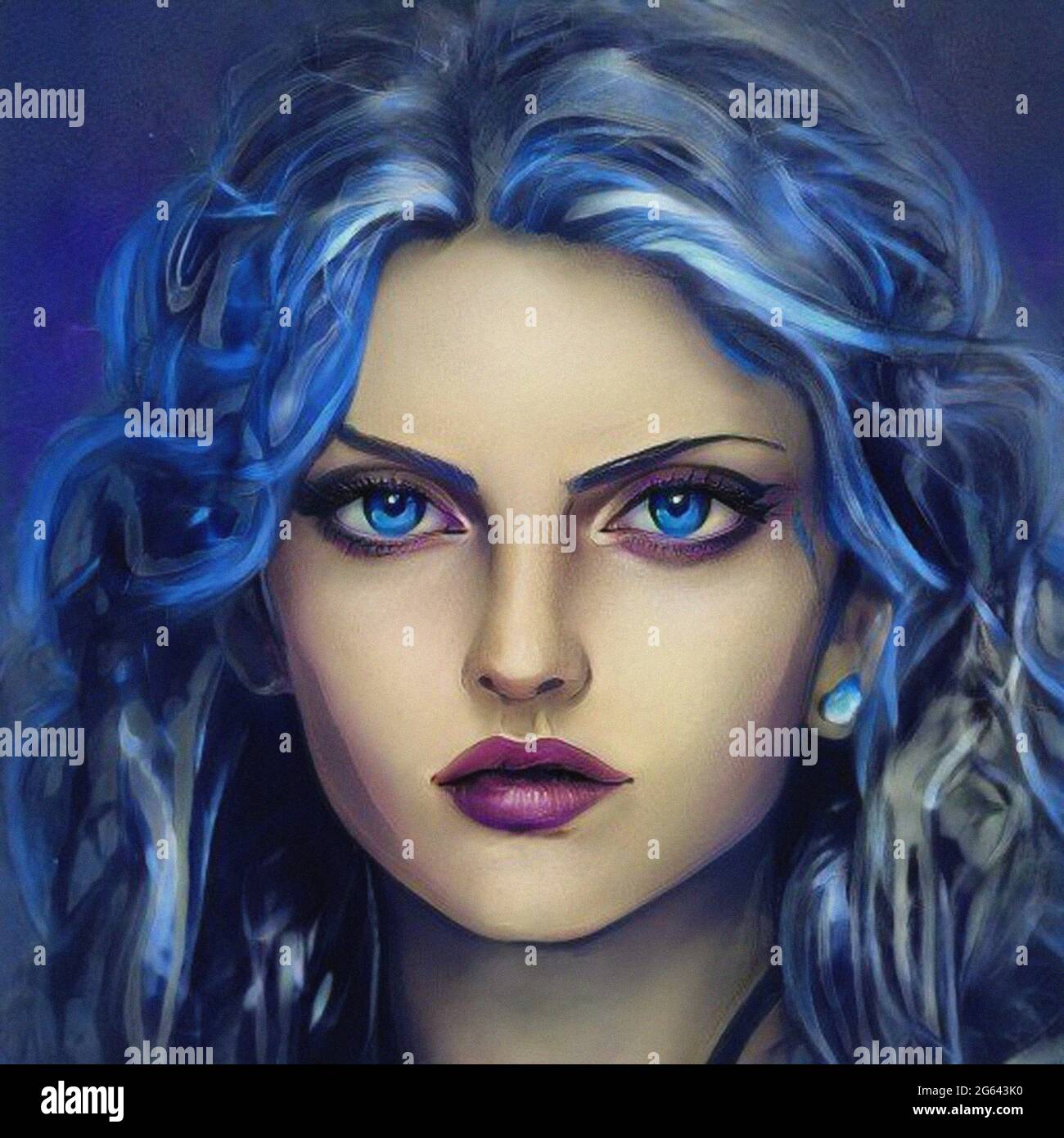 A Role playing character portrait Stock Photo - Alamy