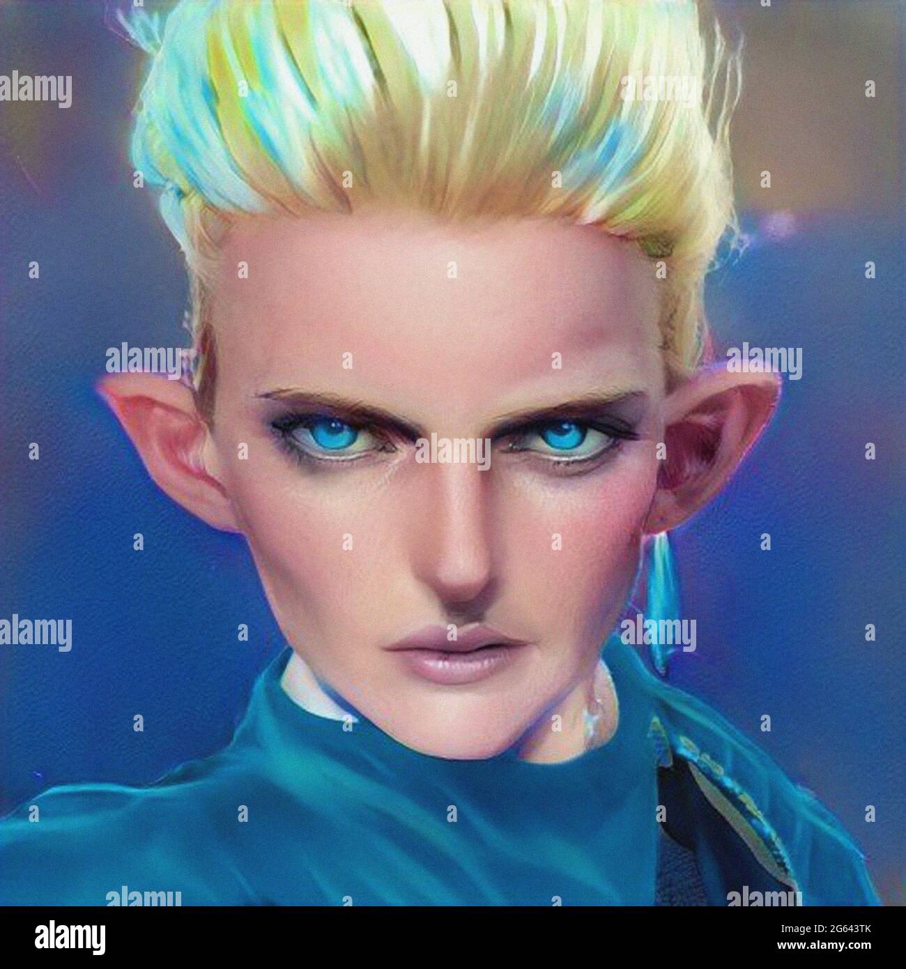 A Role playing character portrait Stock Photo - Alamy