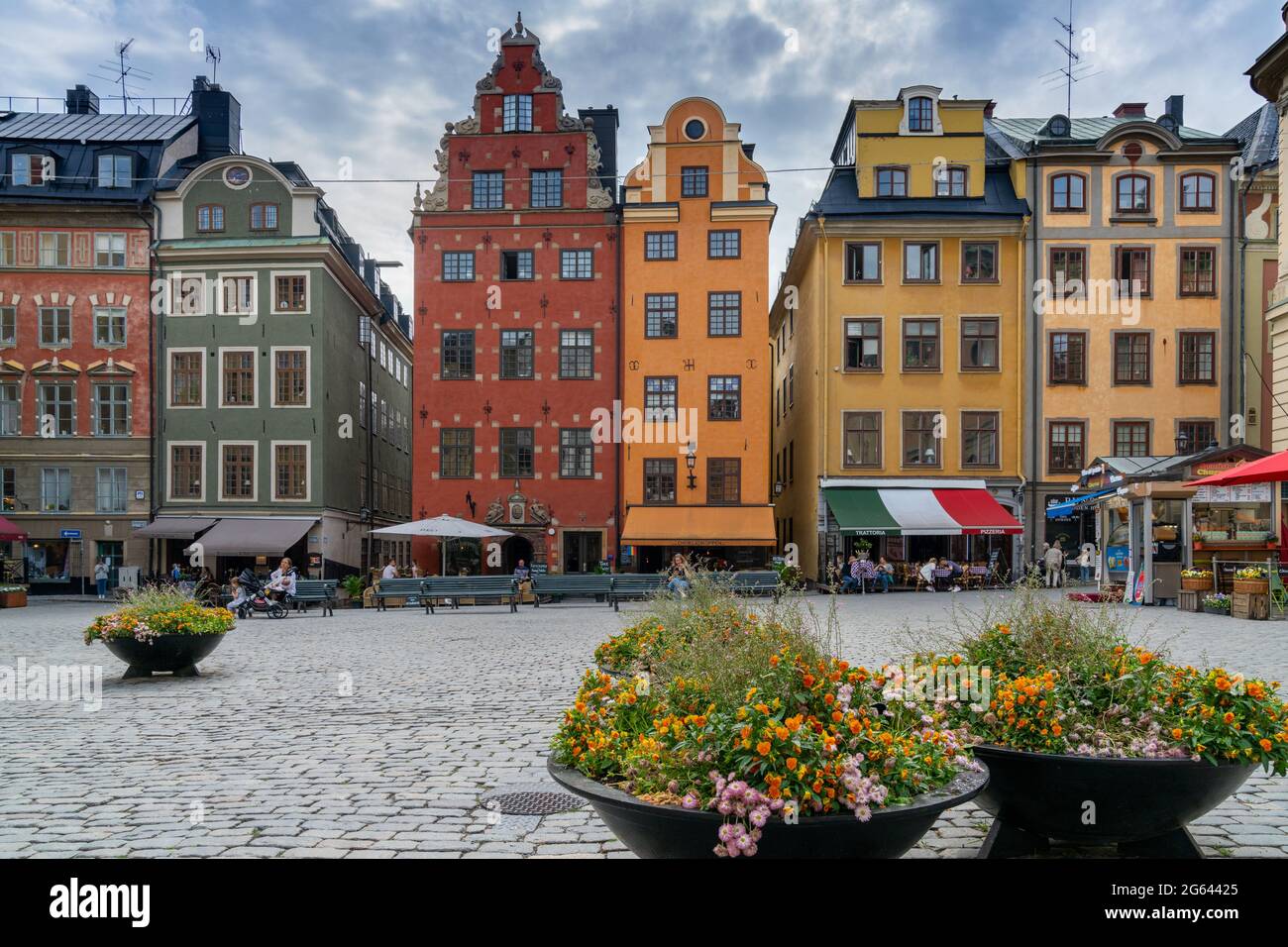 Gamla stan stockholm roof hi-res stock photography and images - Alamy