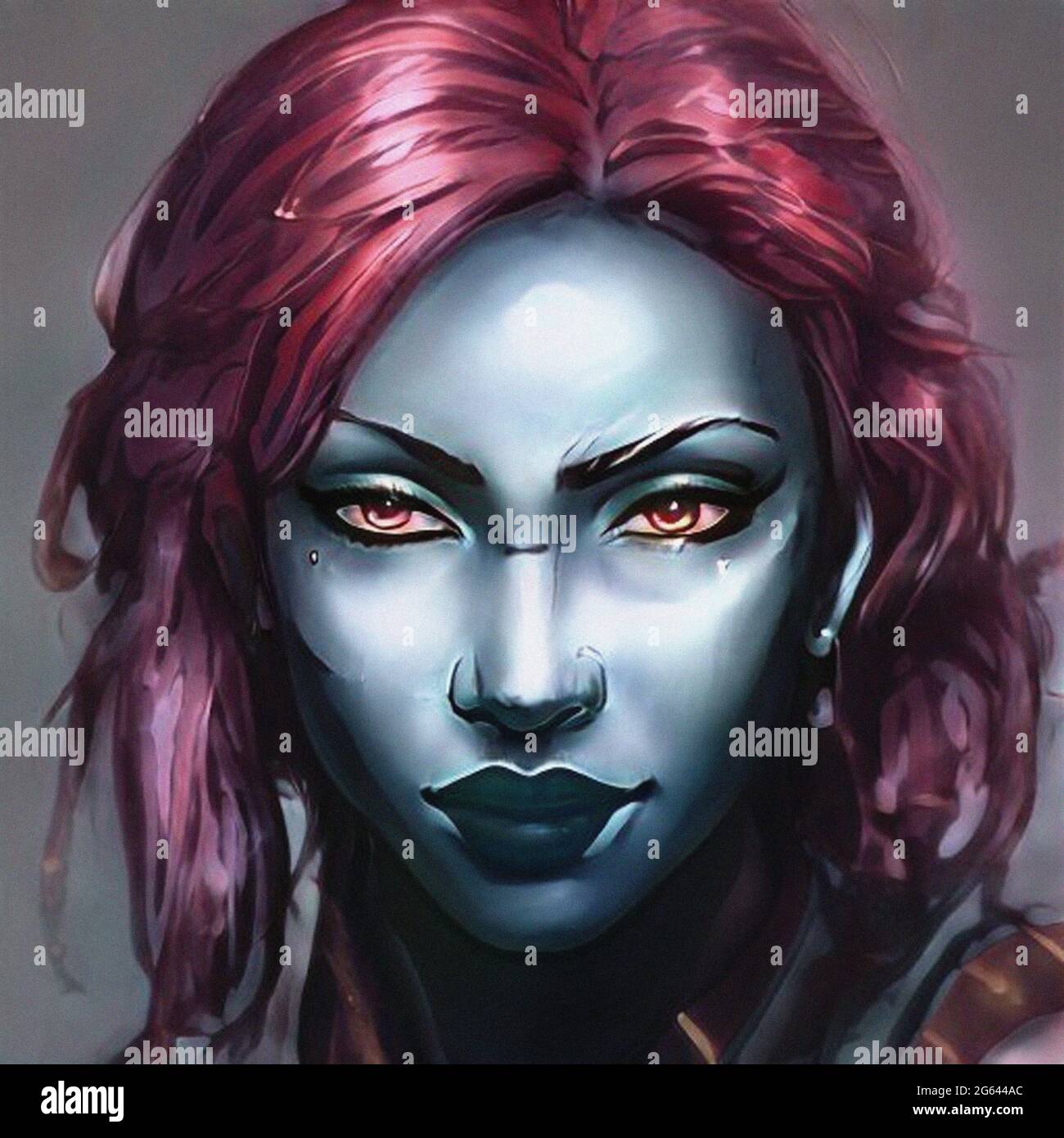 A Role playing character portrait Stock Photo - Alamy