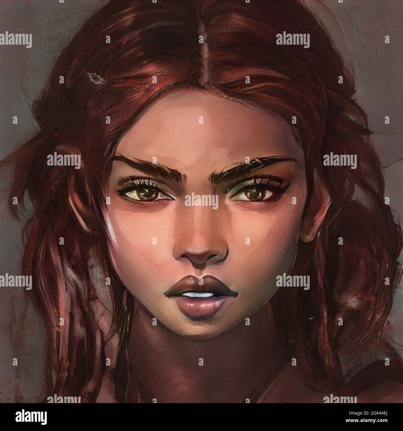 A Role playing character portrait Stock Photo - Alamy