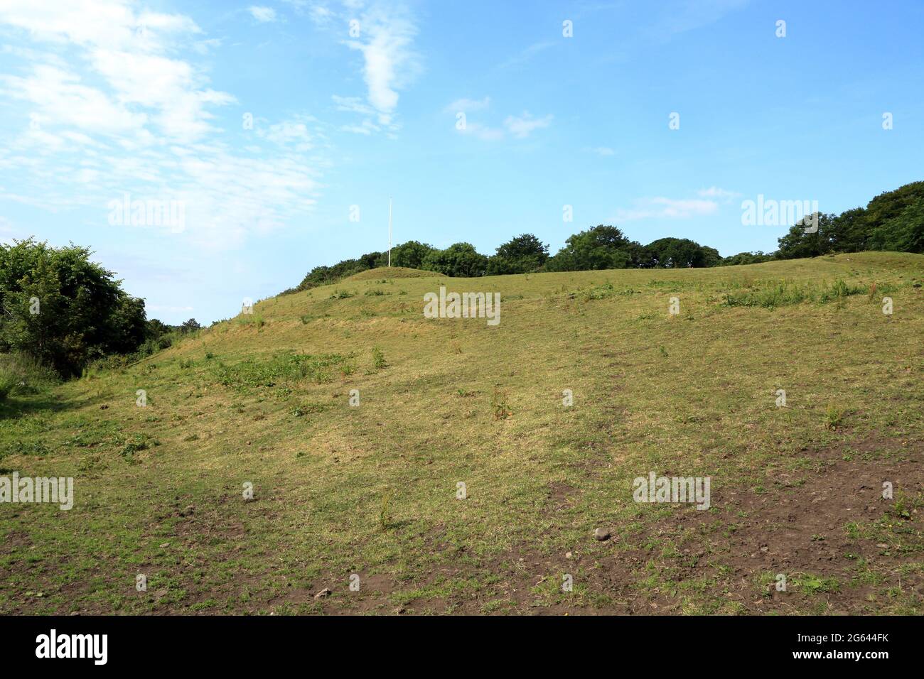 Motte and bailey at Halton, Lancaster, Lancashire, England, United ...