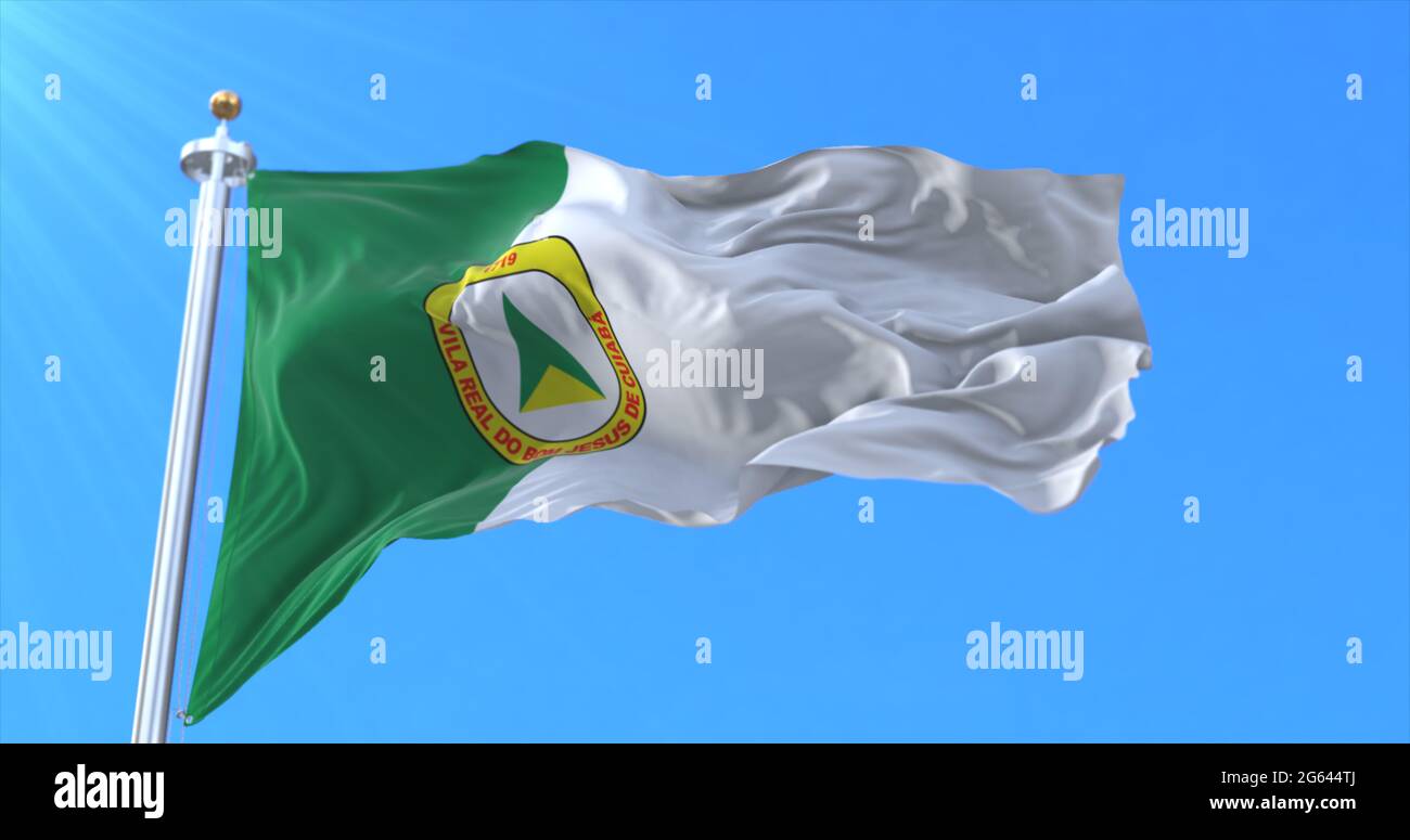 Cuiaba flag, Mato Grosso, Brazil Stock Photo - Alamy