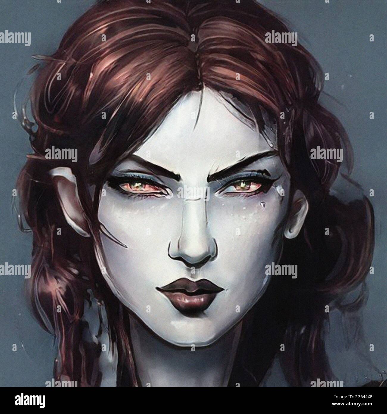 A Role playing character portrait Stock Photo - Alamy