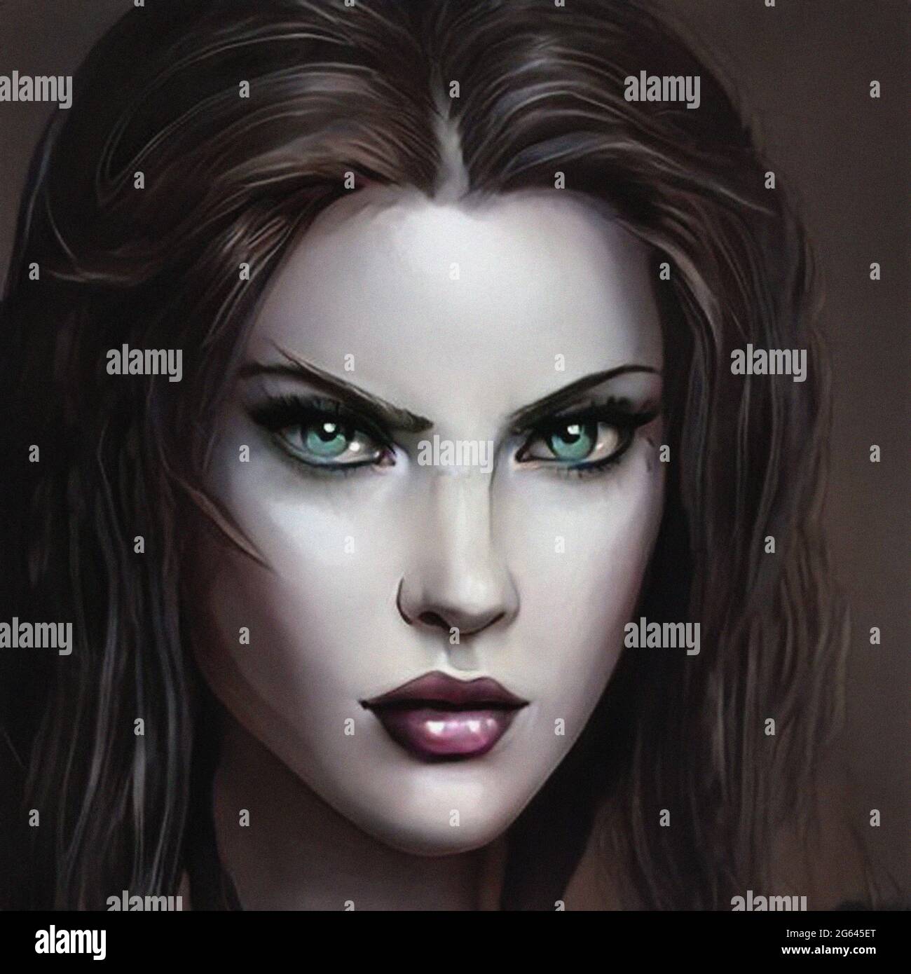 A Role playing character portrait Stock Photo - Alamy