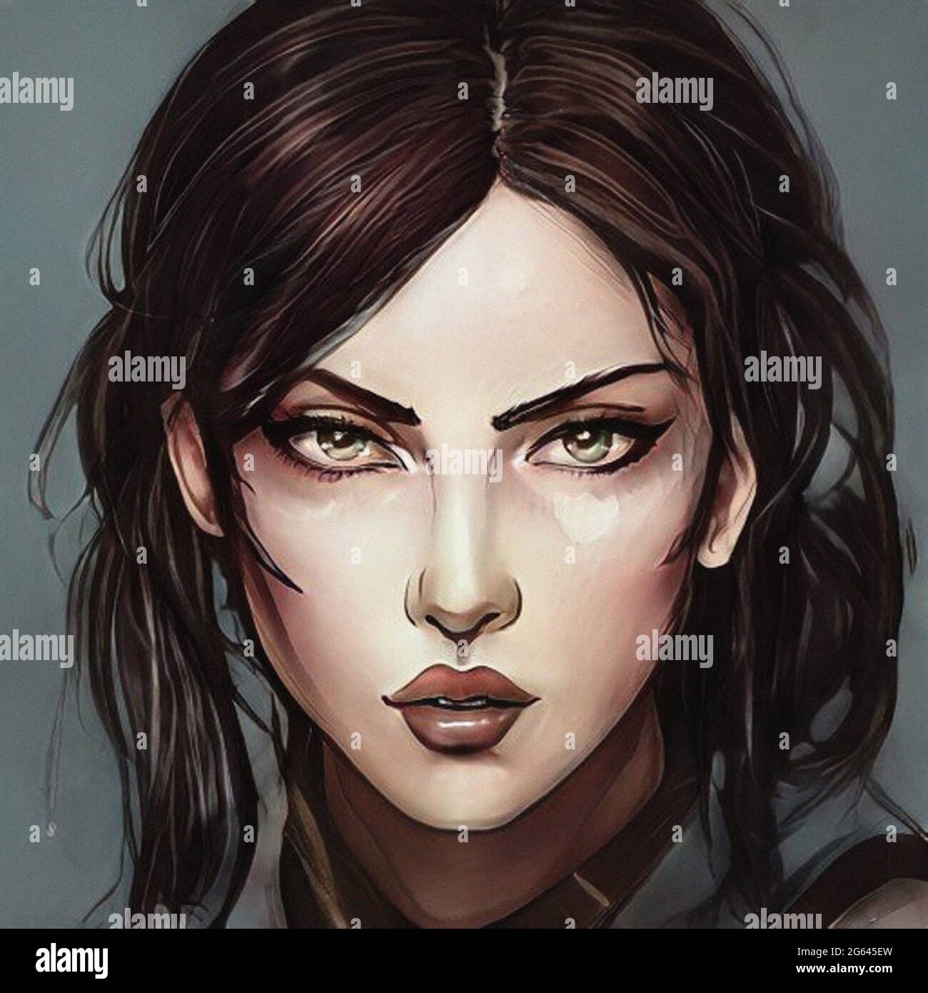 A Role playing character portrait Stock Photo - Alamy