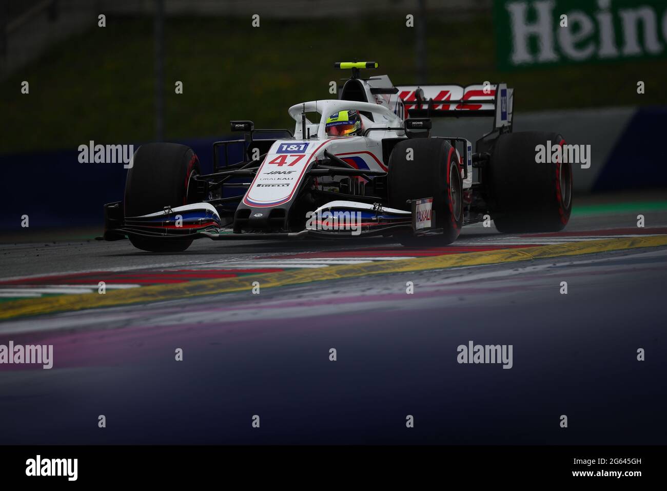 Spielberg, Austria. 02nd July, 2021. #47 Mick Schumacher, Haas F1 Team ...
