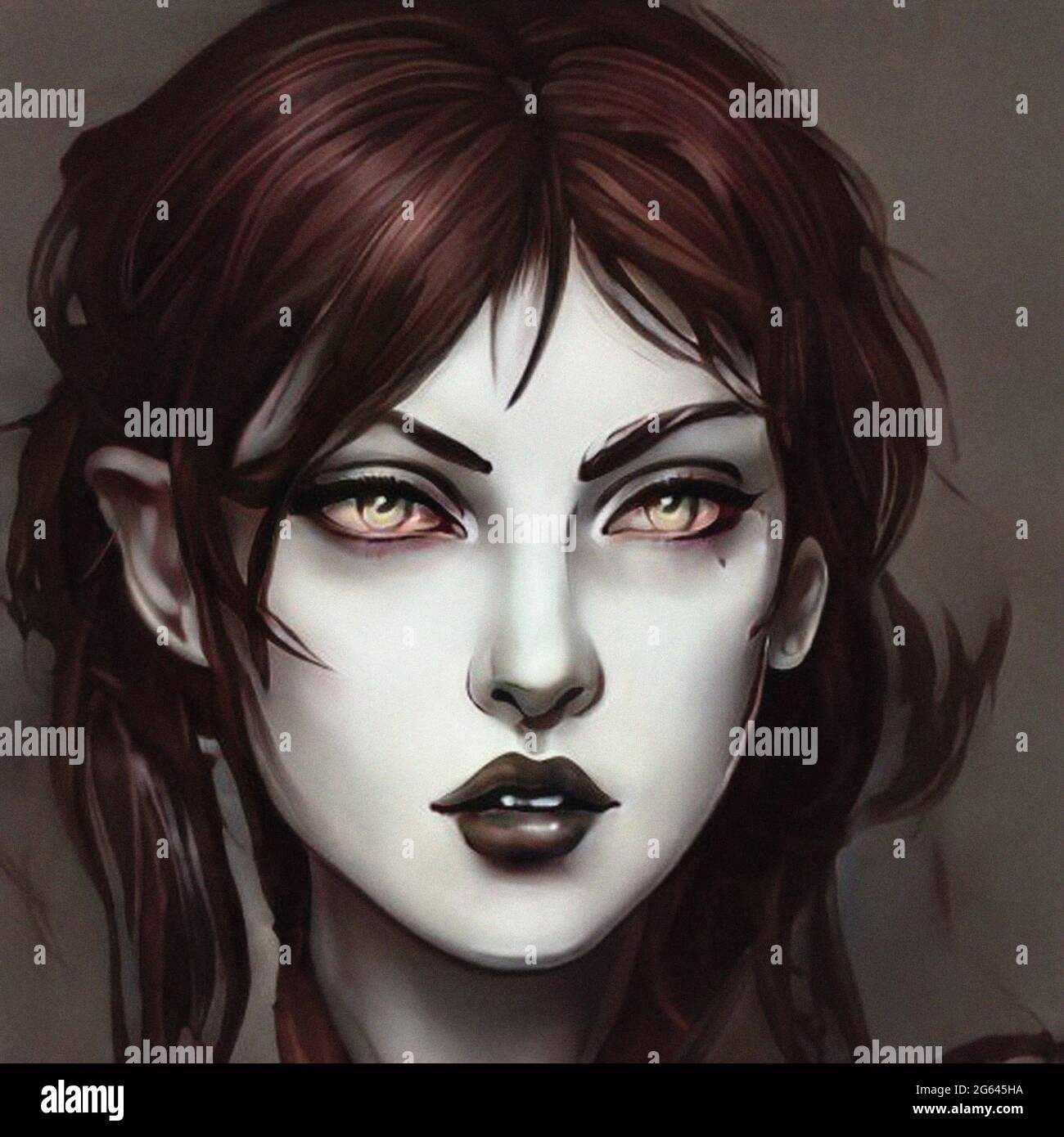 A Role playing character portrait Stock Photo - Alamy