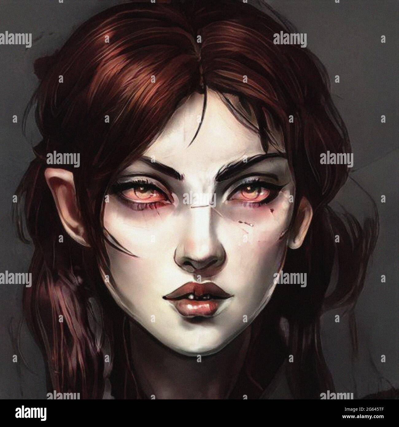 A Role playing character portrait Stock Photo - Alamy