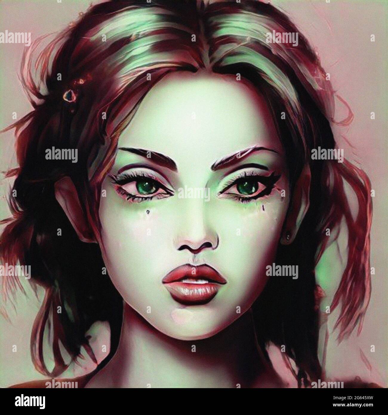 A Role playing character portrait Stock Photo - Alamy