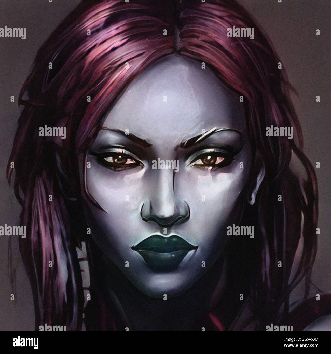 A Role playing character portrait Stock Photo - Alamy