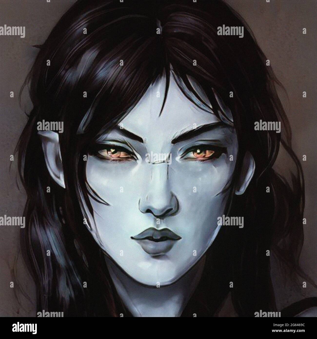 A Role playing character portrait Stock Photo - Alamy