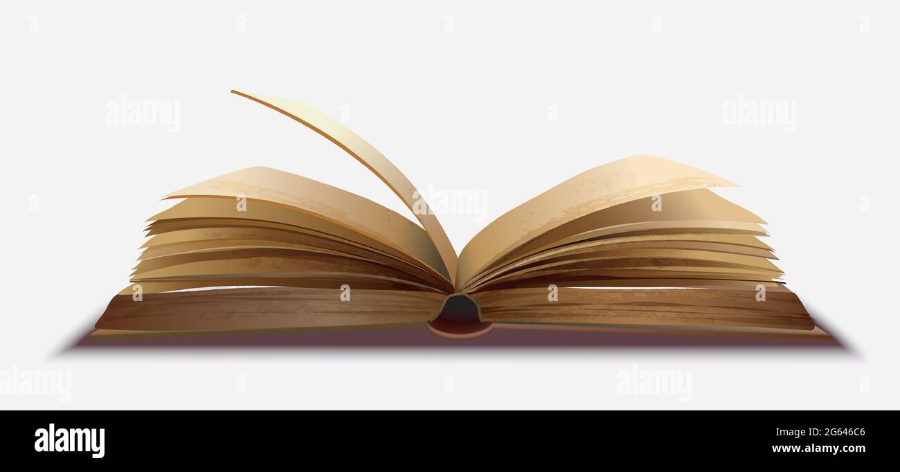 Open book on isolated background Stock Vector Image & Art - Alamy