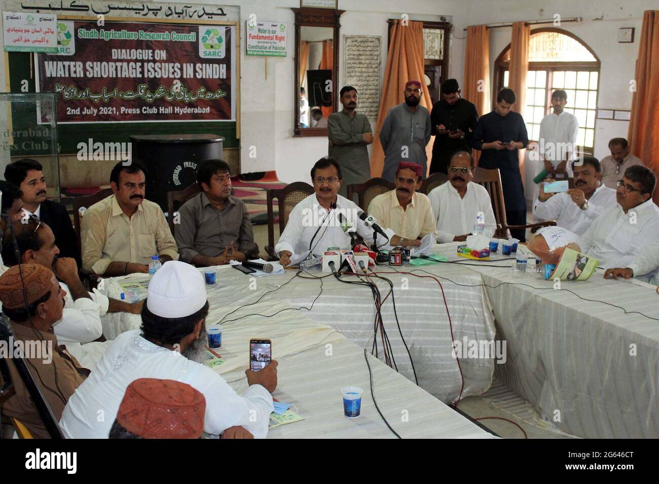 Leader of the Opposition in the Sindh Assembly, Haleem Adil Sheikh ...