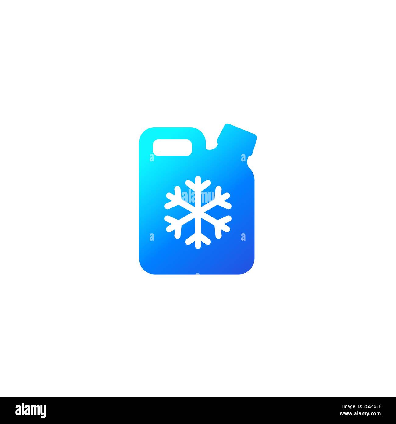 antifreeze or coolant icon on white, vector Stock Vector Image & Art ...