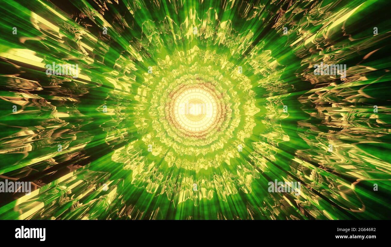 Psychedelic distorted tunnel 4K UHD 3D illustration Stock Photo - Alamy