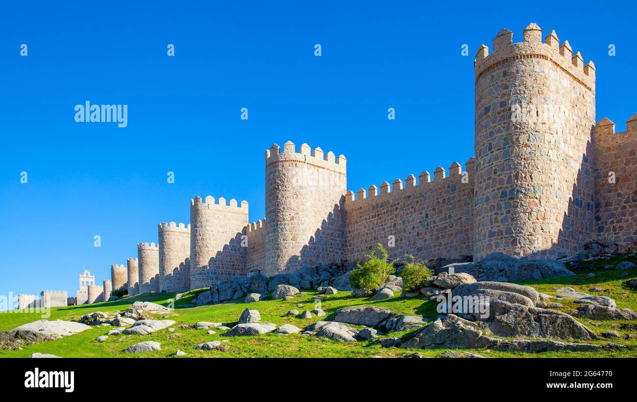 Panoramic view stone towers hi-res stock photography and images - Alamy