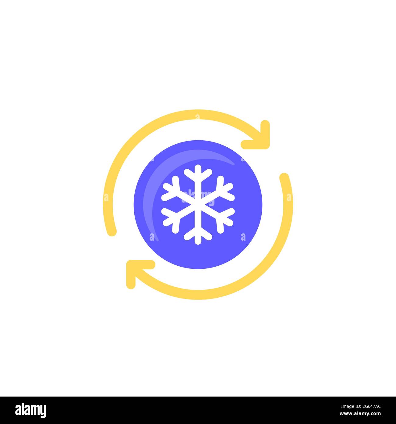 defrost icon with arrows, vector sign Stock Vector Image & Art - Alamy