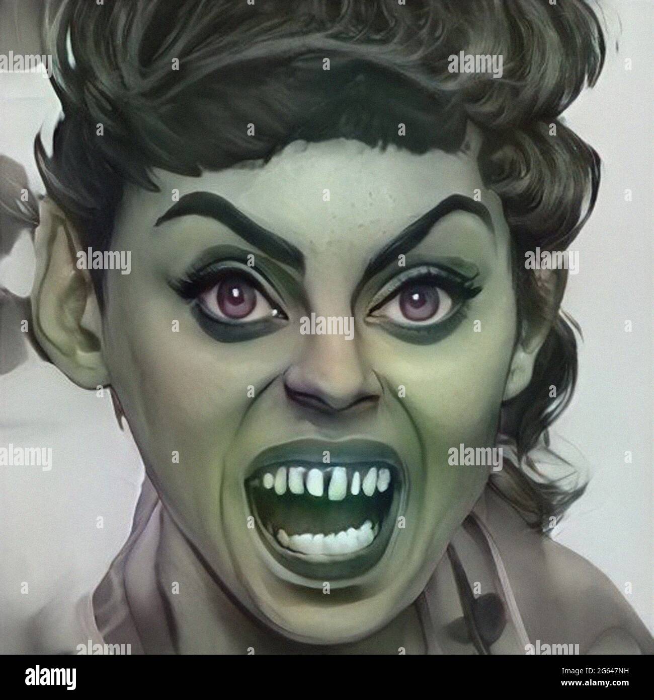 A Role playing character portrait Stock Photo - Alamy