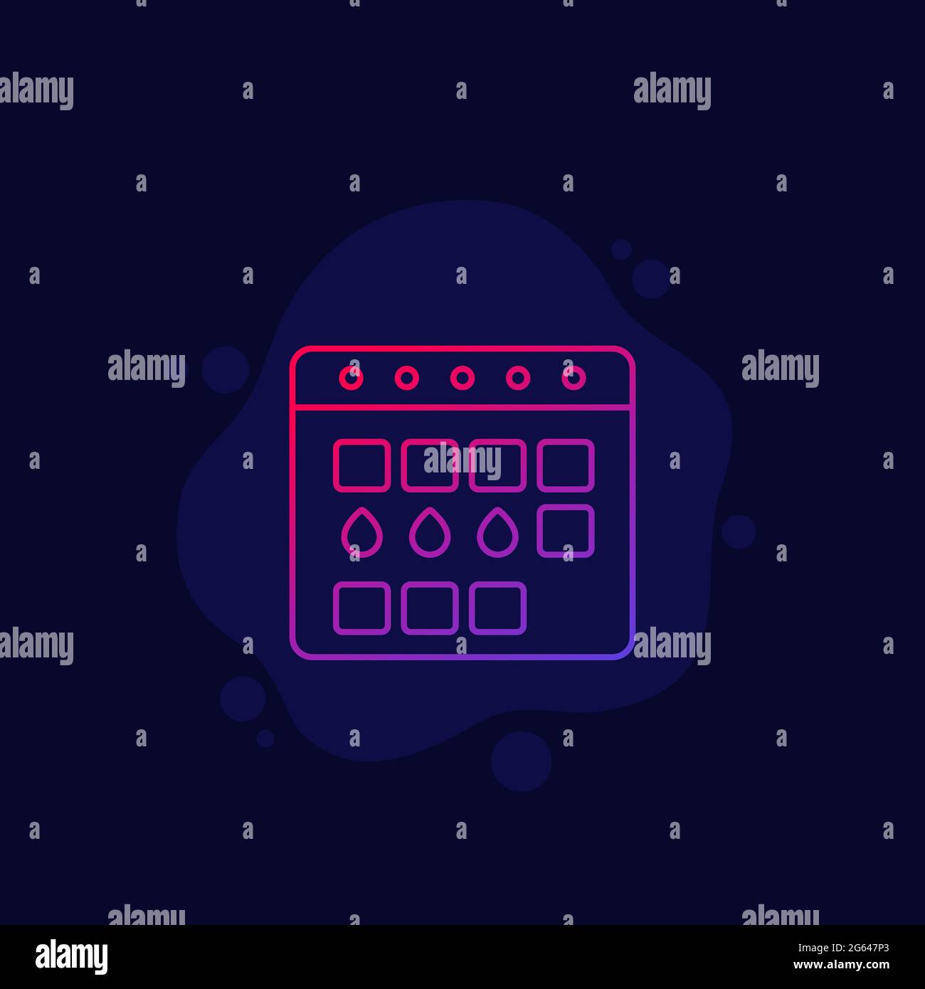 Regular menstrual cycle Stock Vector Images - Alamy