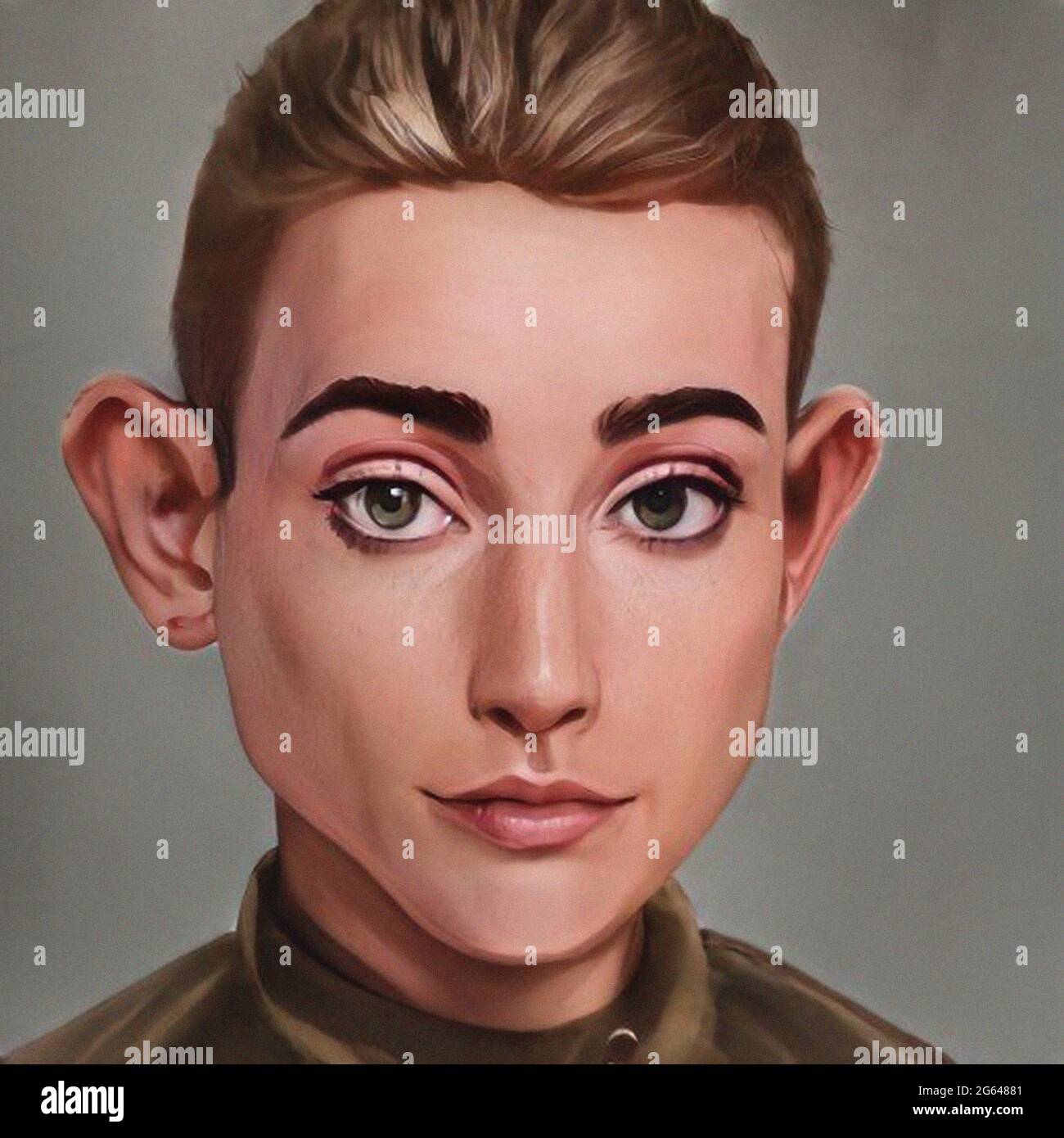 A Role playing character portrait Stock Photo - Alamy