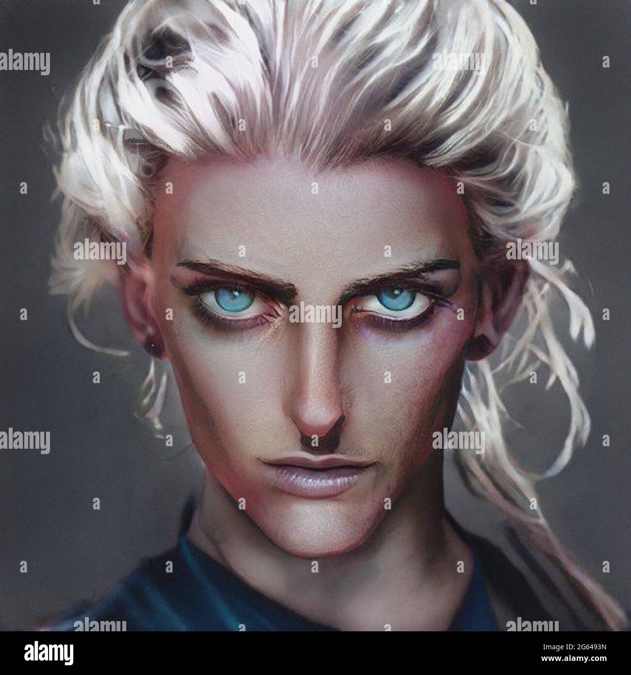 A Role playing character portrait Stock Photo - Alamy