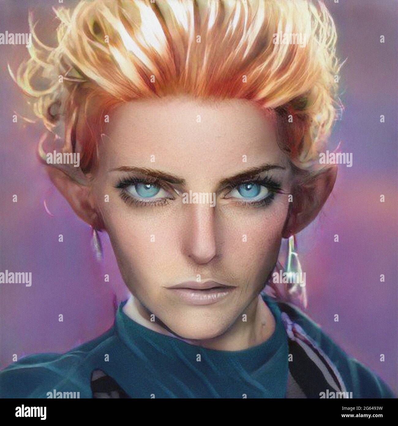 A Role playing character portrait Stock Photo - Alamy