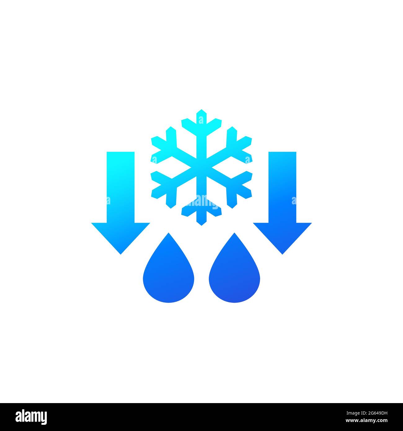 defrost icon on white, vector Stock Vector Image & Art - Alamy
