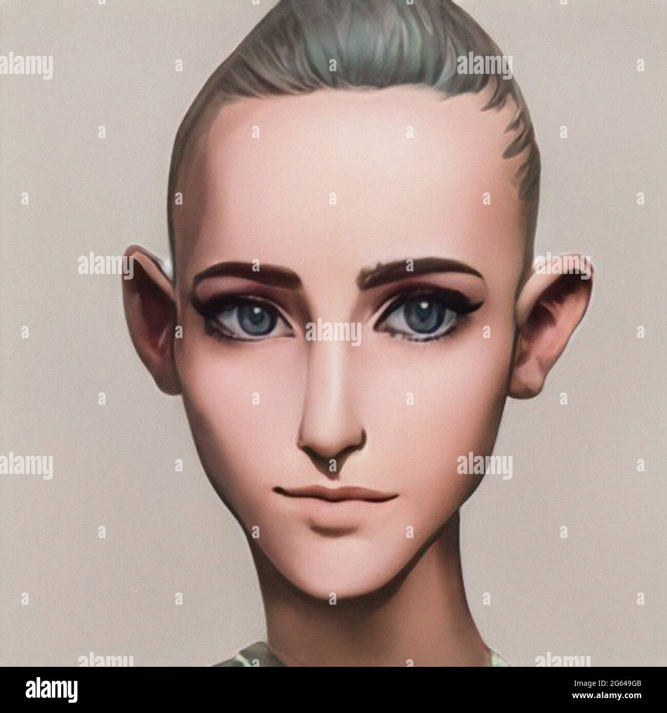 A Role playing character portrait Stock Photo - Alamy