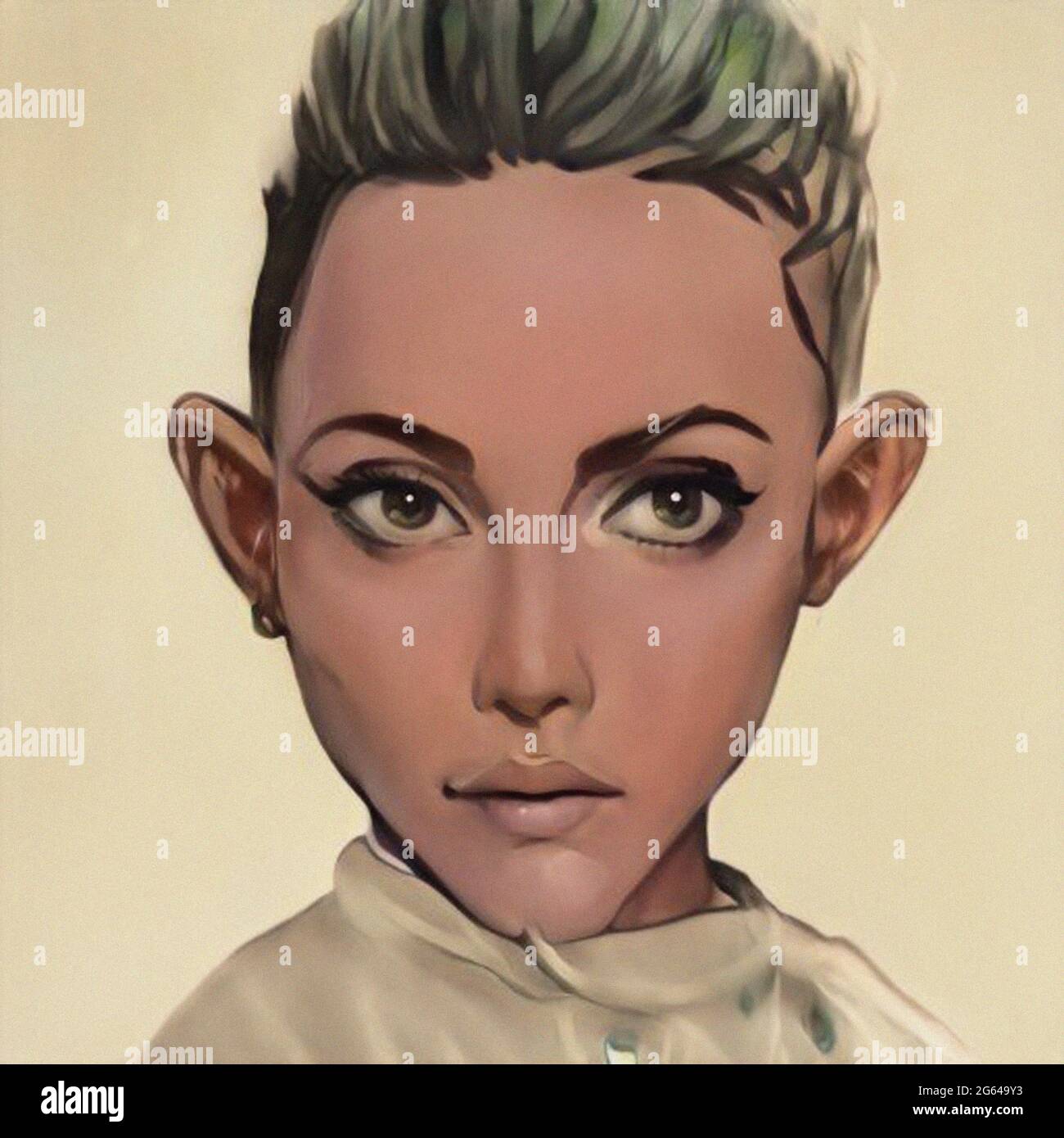 A Role playing character portrait Stock Photo - Alamy