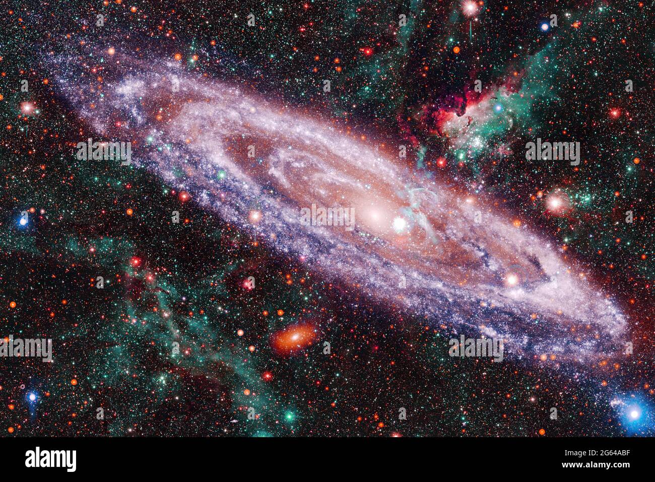 Outer space. Science fiction cosmos. Elements of this image furnished ...