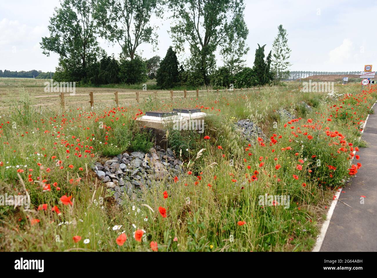 Changes to the countryside at Chipping Warden, Northamptonshire ...