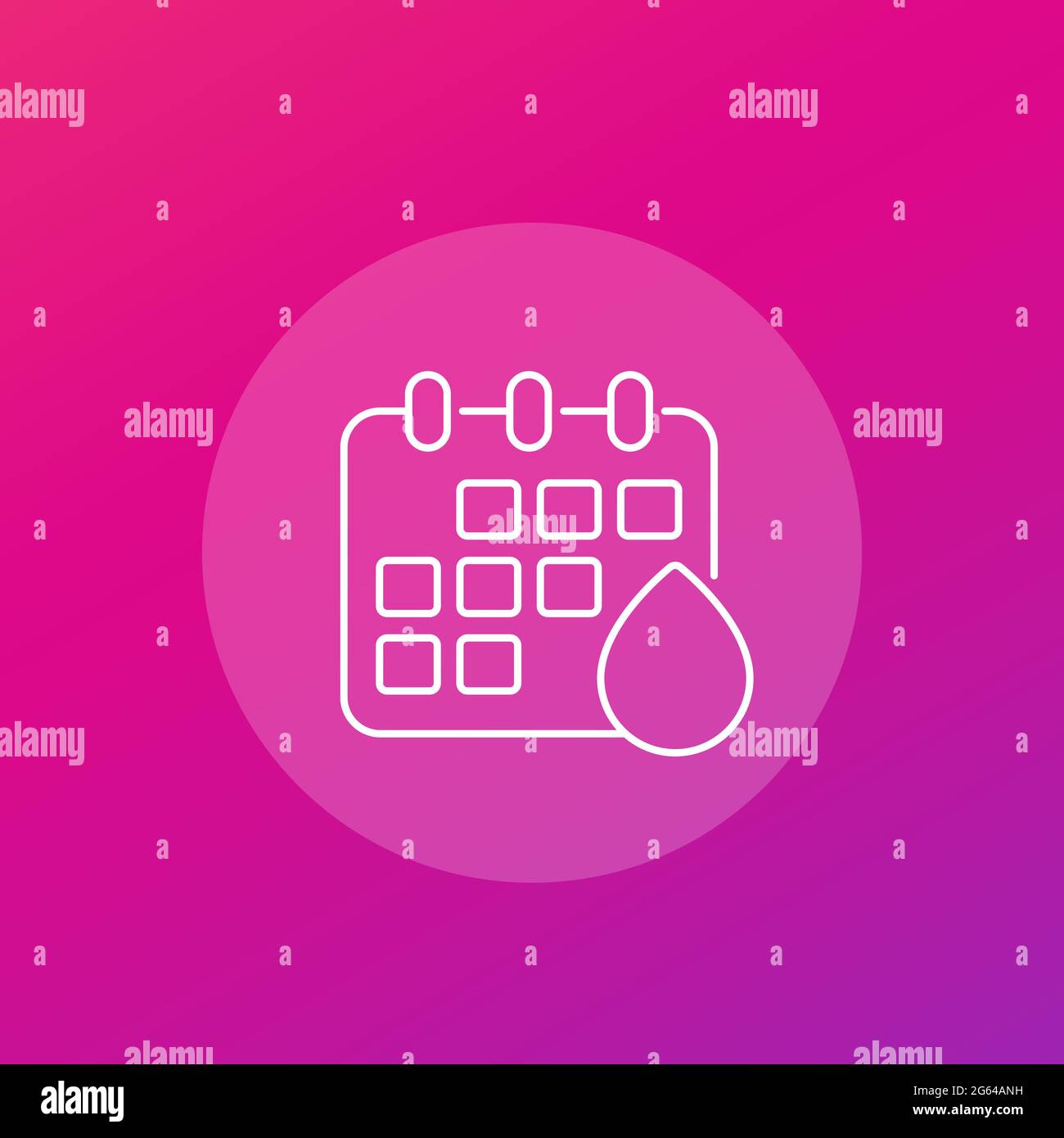 Menstruation and calendar Stock Vector Images - Alamy