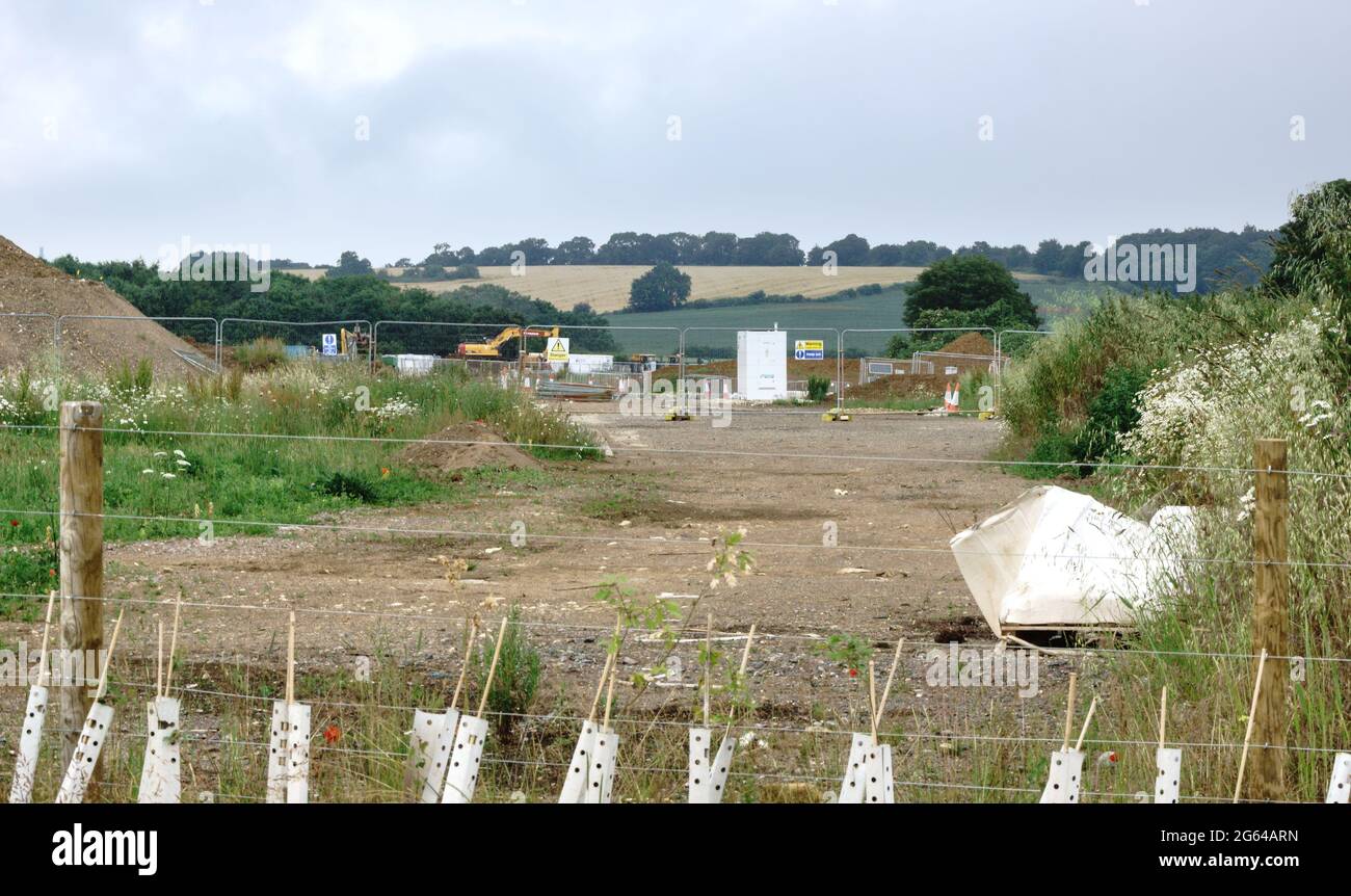 Changes to the countryside at Chipping Warden, Northamptonshire ...