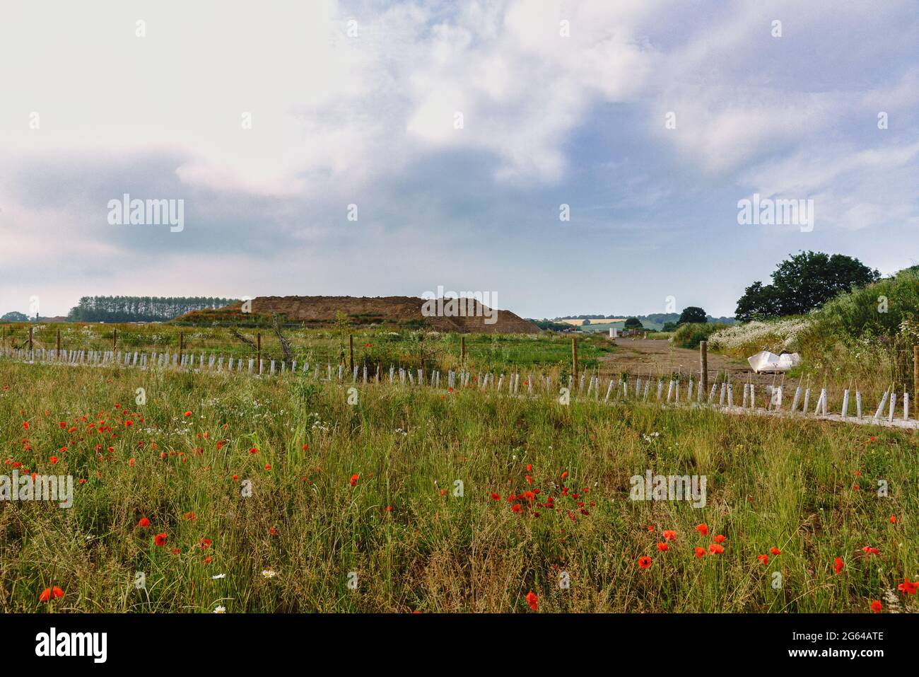 Changes to the countryside at Chipping Warden, Northamptonshire ...