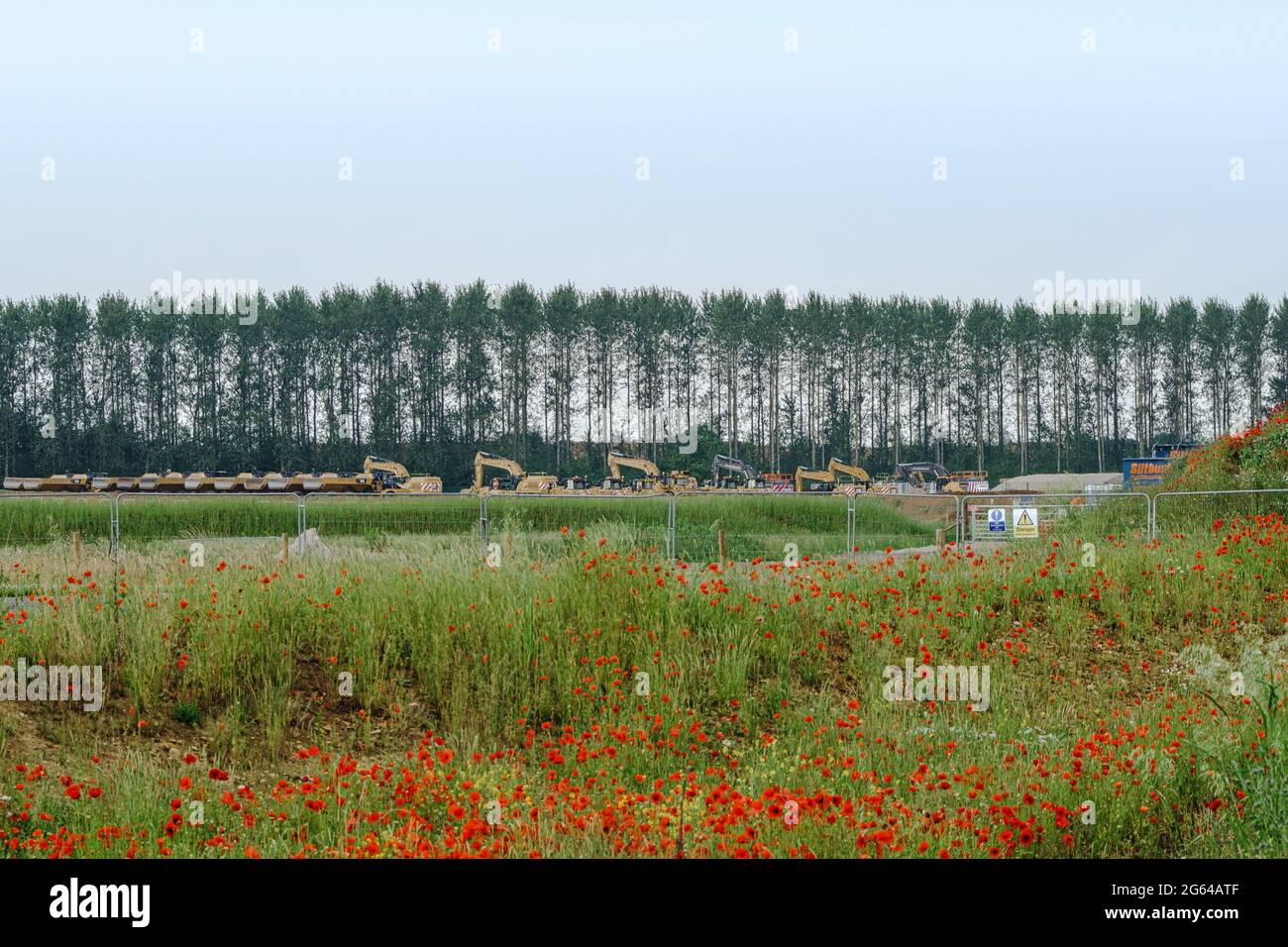 Changes to the countryside at Chipping Warden, Northamptonshire ...