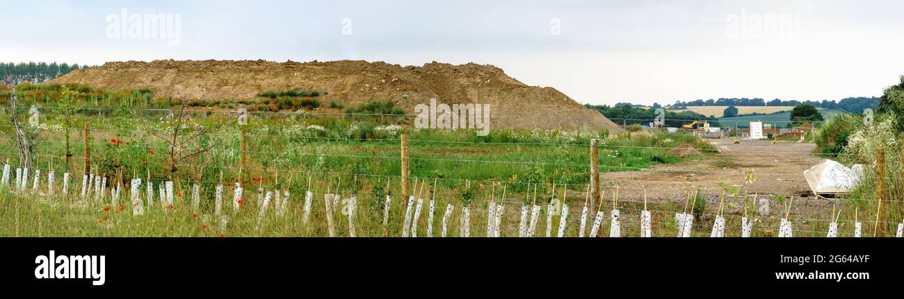 Changes to the countryside at Chipping Warden, Northamptonshire ...
