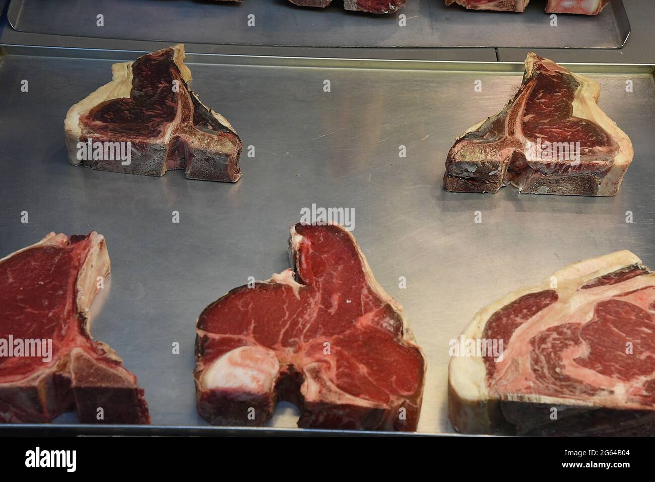 Copenhagen/Denmark 17.October 2018..Danish food mall danish butcher in ...