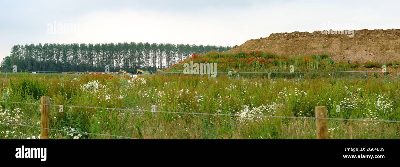 Changes to the countryside at Chipping Warden, Northamptonshire ...