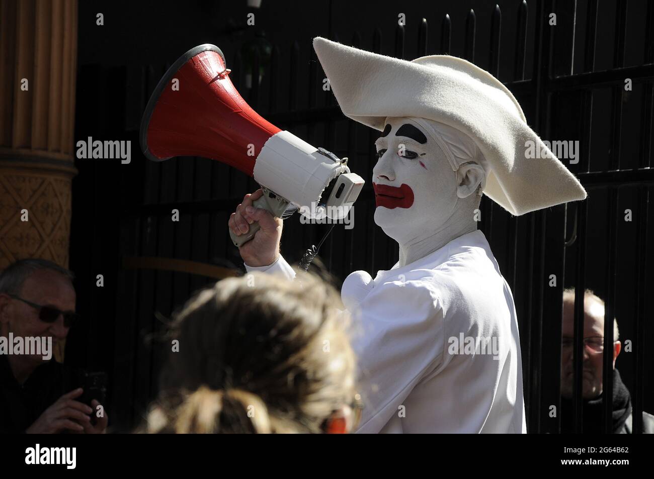 Copenhagen Denmark 16 April 2017 Visitors waiting at Tivoli garden on ...