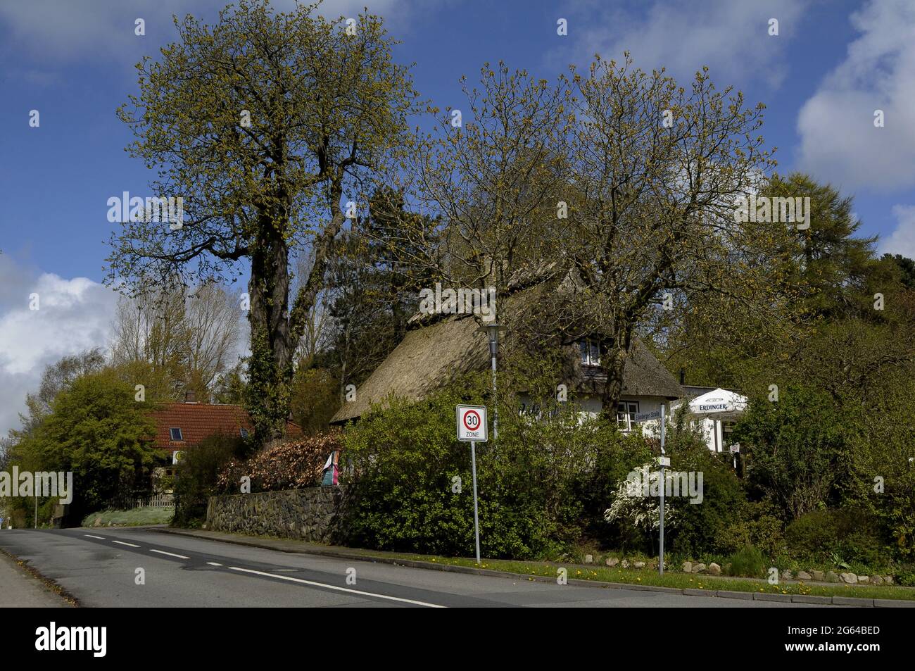Kappeln Germany 22..April 2017 Life and landscape of German town ...