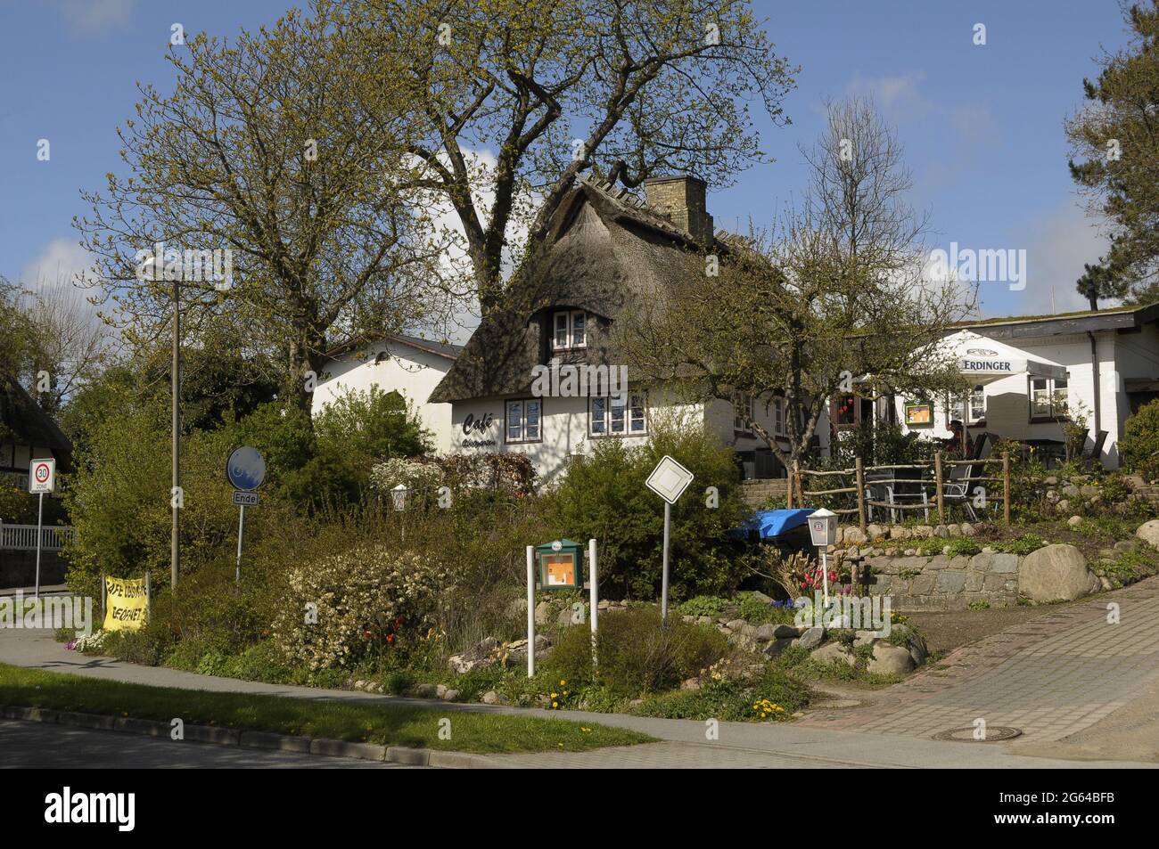 Kappeln Germany 22..April 2017 Life and landscape of German town ...