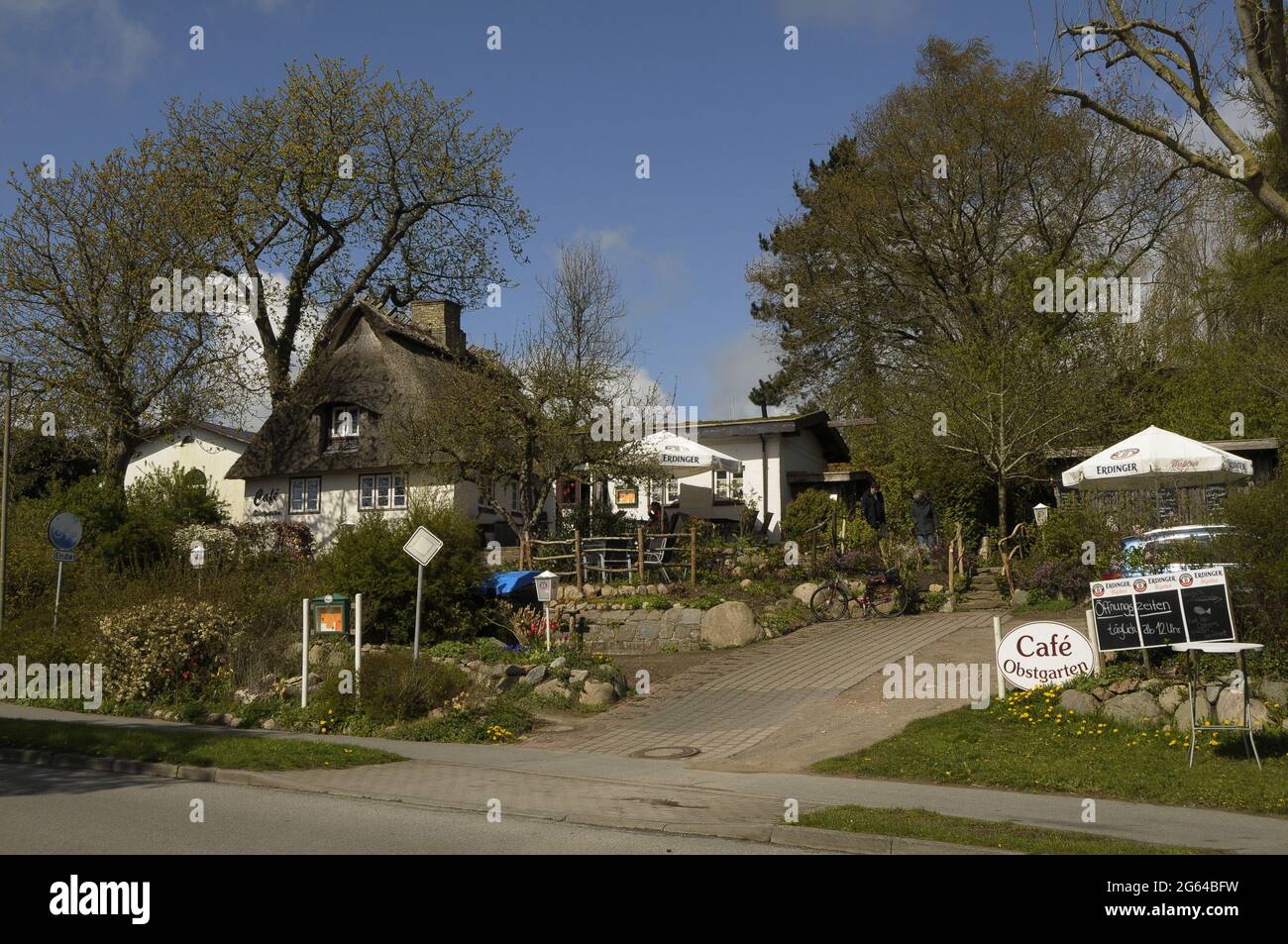 Kappeln Germany 22..April 2017 Life and landscape of German town ...
