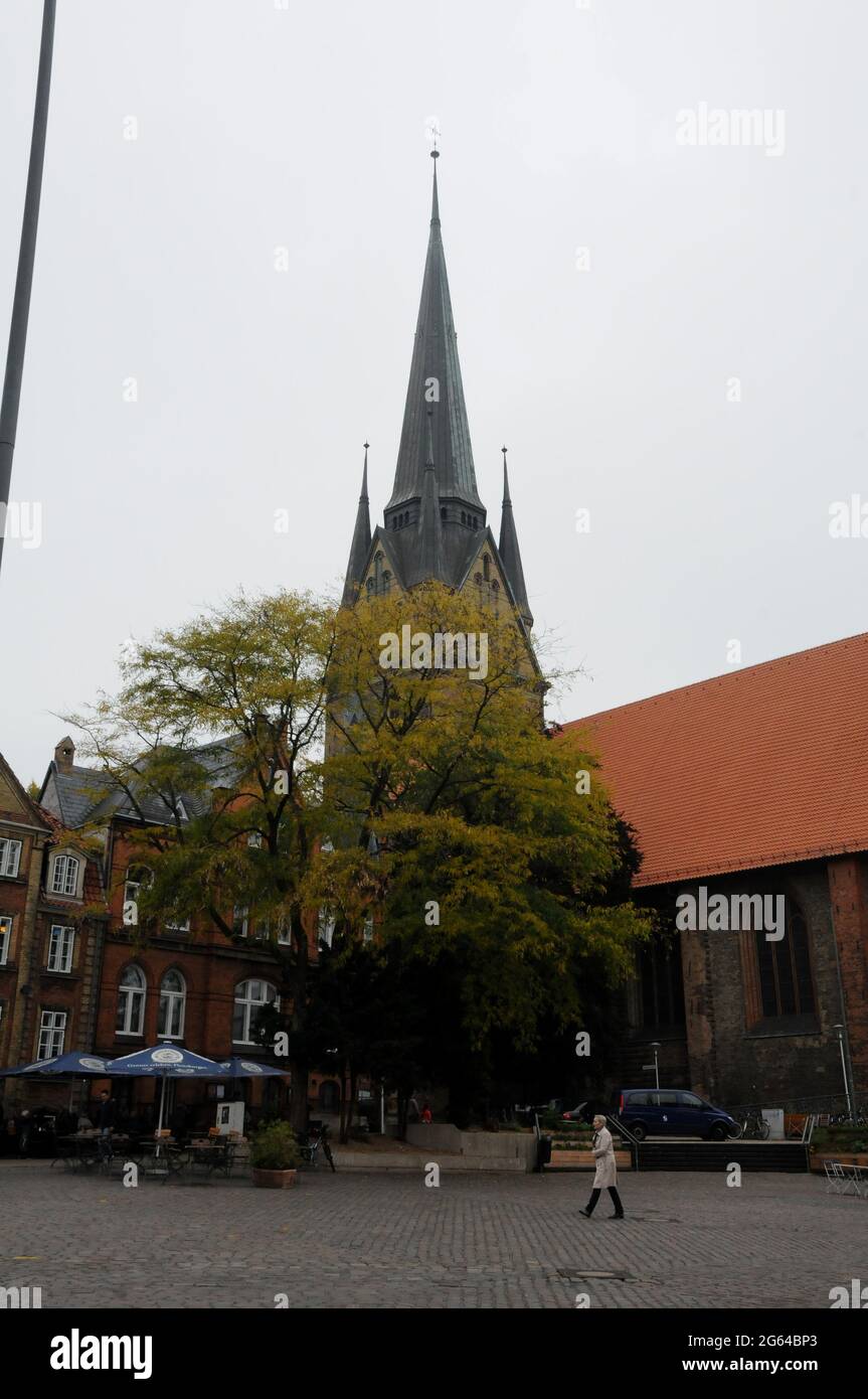 Flensburg/Schleswig-Holstein/Germany. 05. October 2018.. ST.Nikolai ...