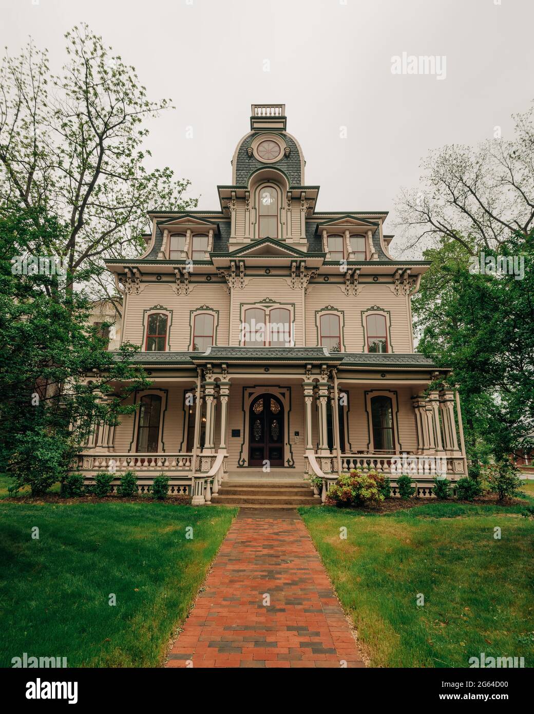 The historic Heck-Andrews House, in Raleigh, North Carolina Stock Photo ...